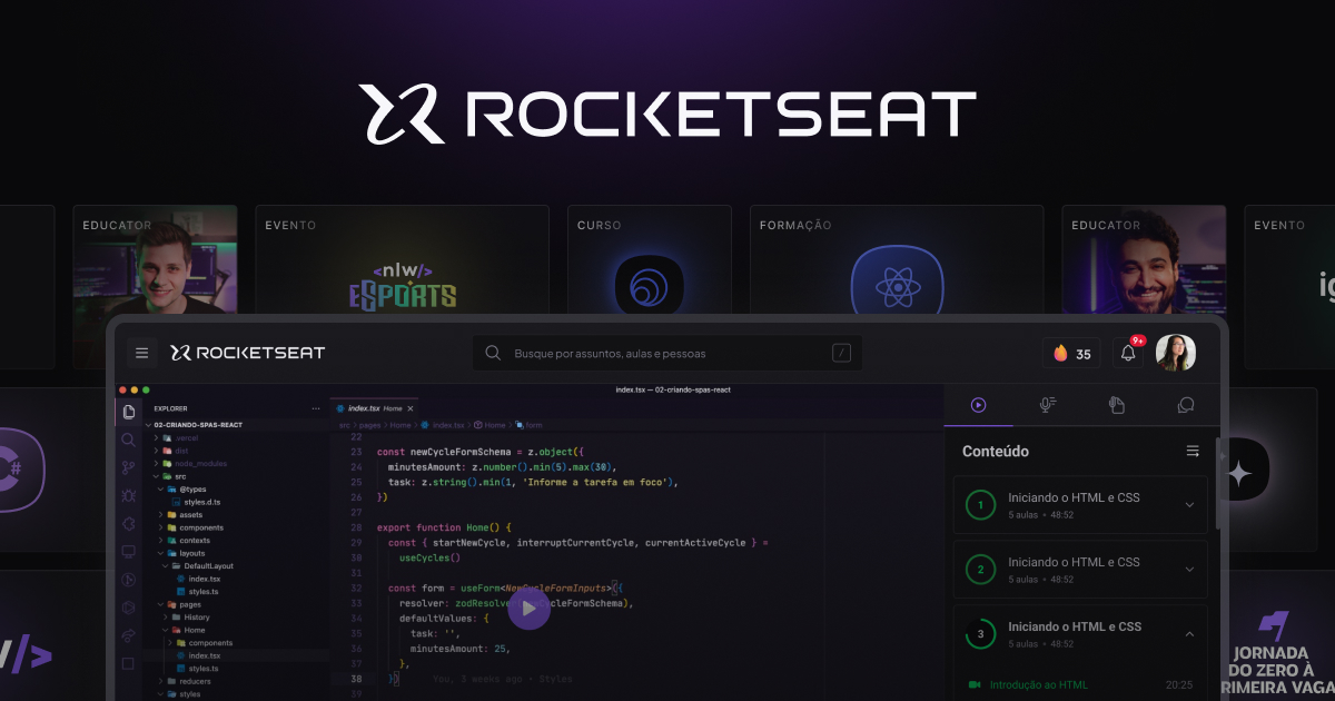 Rocketseat | Assinatura única pra evoluir em programação